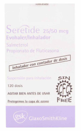 SERETIDE 25/50 MCG X 120 DOSIS