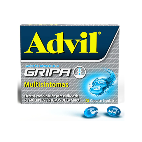 ADVIL GRIPA MULTISINTOMAS CJ X 72 CAP